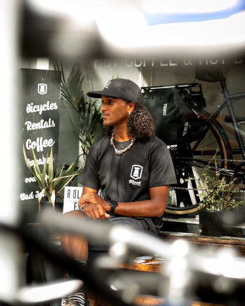 Rook Logo T-shirt Black – Rook Cycles
